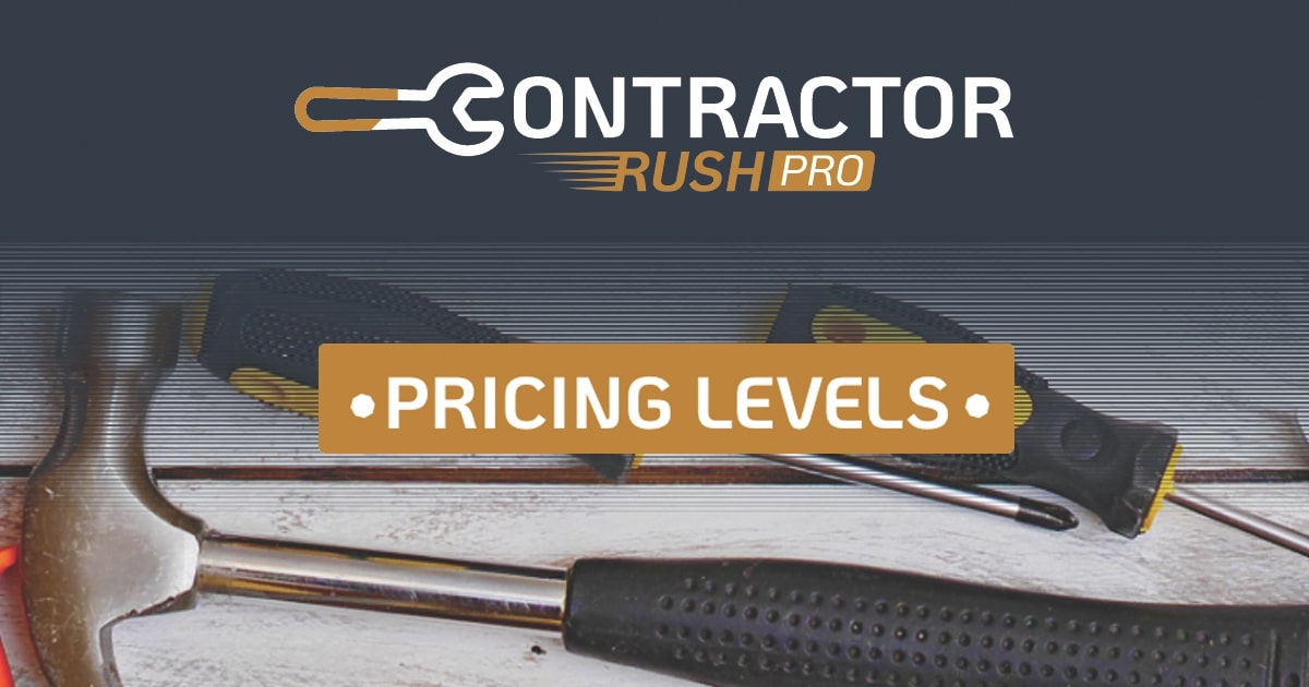 Choose Your Plan | Contractors Rush Pro Pricing Options